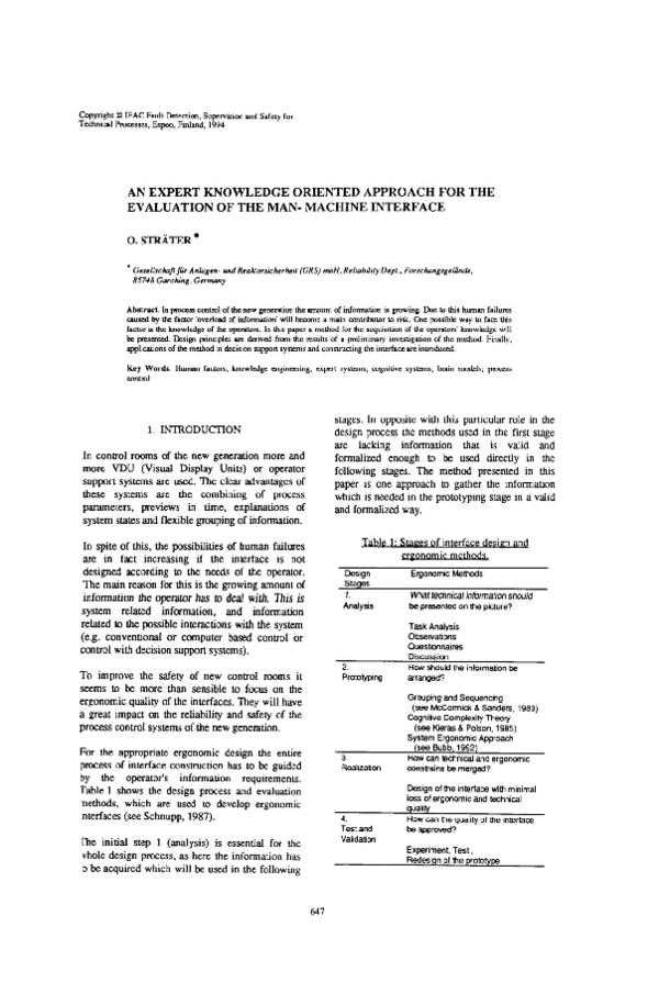 (PDF) An Expert Knowledge Oriented Approach for the Evaluation of the ...