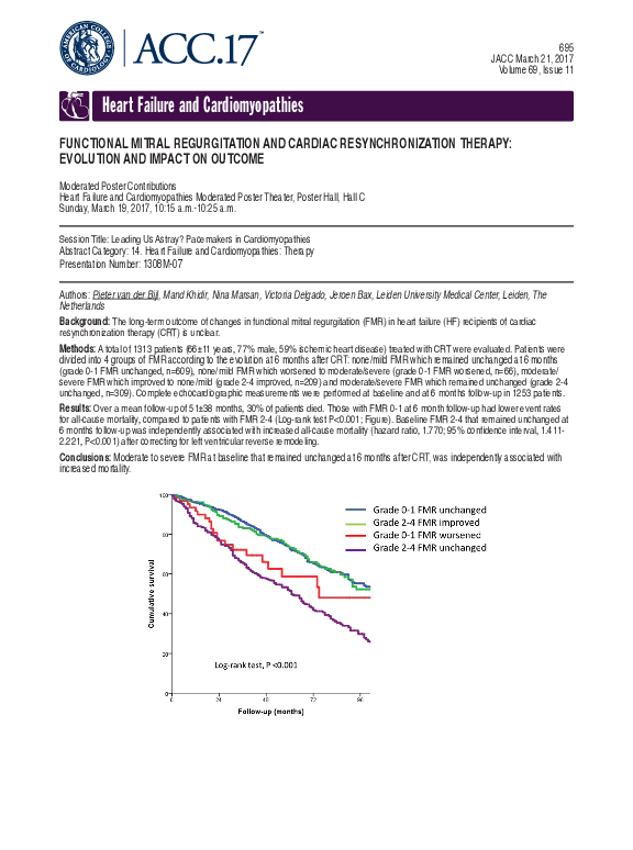 (PDF) Functional mitral regurgitation and cardiac resynchronization ...