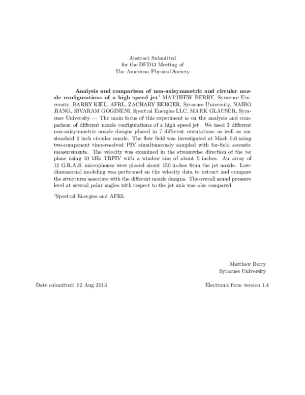 (PDF) Analysis and comparison of non-axisymmetric and circular nozzle ...