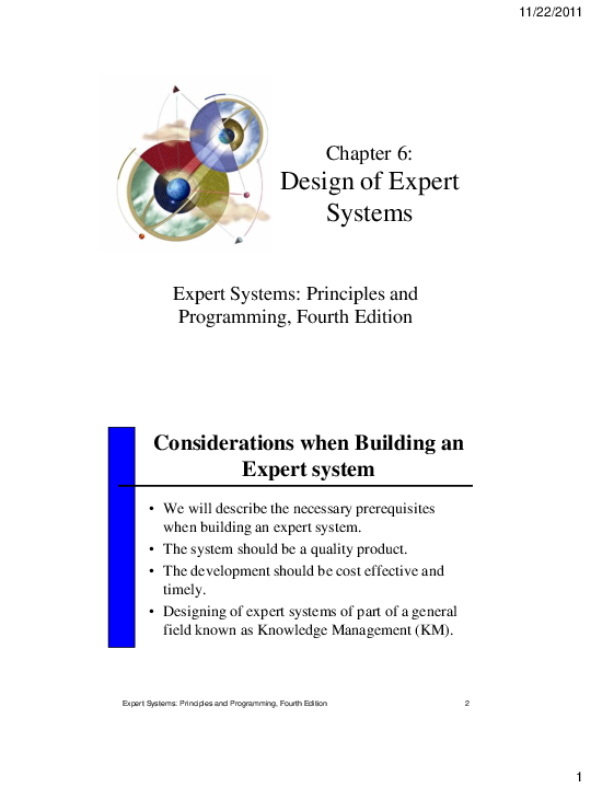 (PDF) The Design of Expert Systems