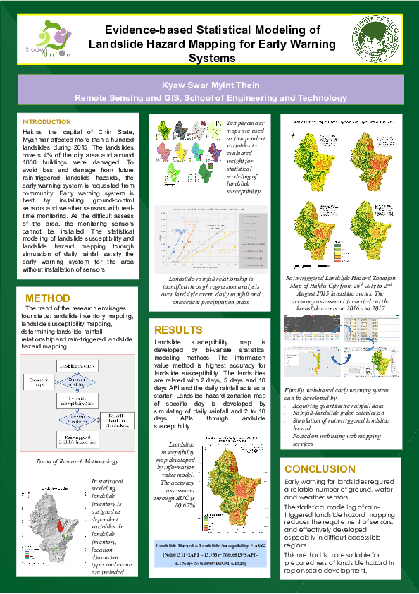 (PDF) Evidence-based Statistical Modeling of Landslide Hazard Mapping for Early Warning Systems ...