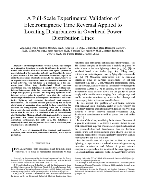 (PDF) A Full-Scale Experimental Validation of Electromagnetic Time Reversal Applied to Locate ...