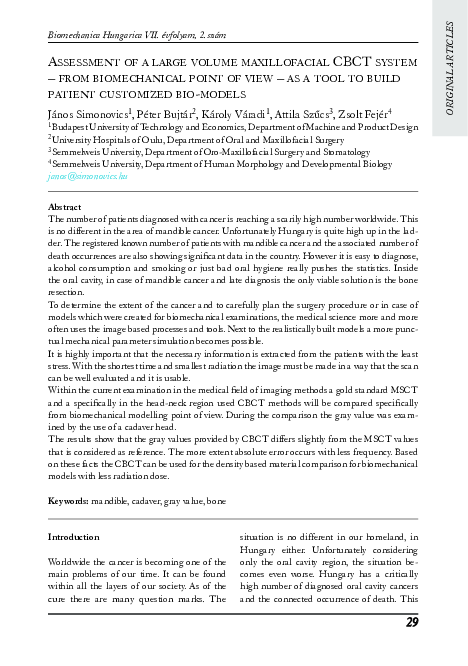 (PDF) Assessment of a large volume maxillofacial CBCT system-from ...