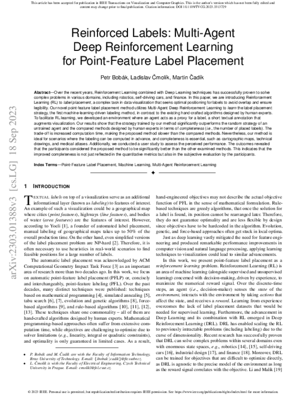 (PDF) Reinforced Labels: Multi-Agent Deep Reinforcement Learning for ...