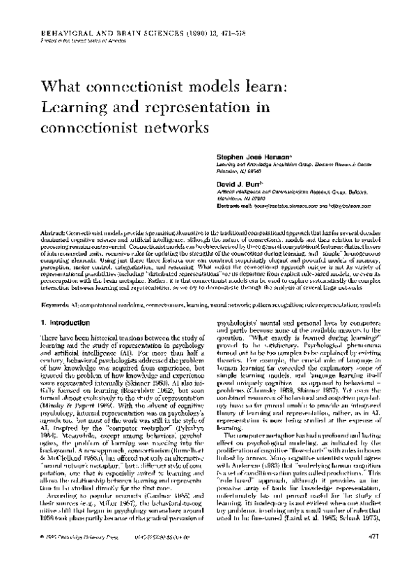 (PDF) Representational systems and symbolic systems | Mike Oaksford - Academia.edu