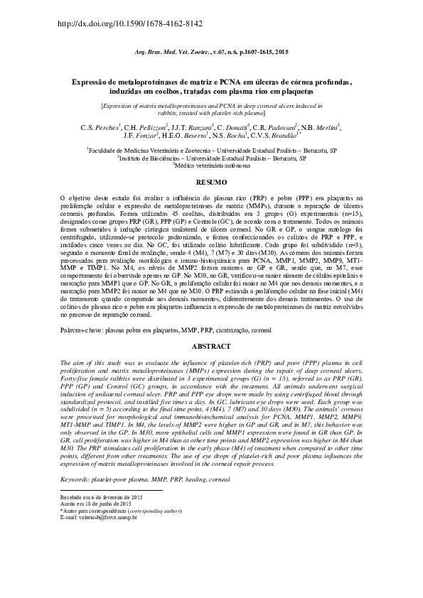 (PDF) Expressão de metaloproteinases de matriz e PCNA em úlceras de ...