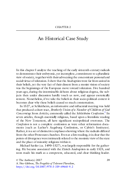 (PDF) An Historical Case Study