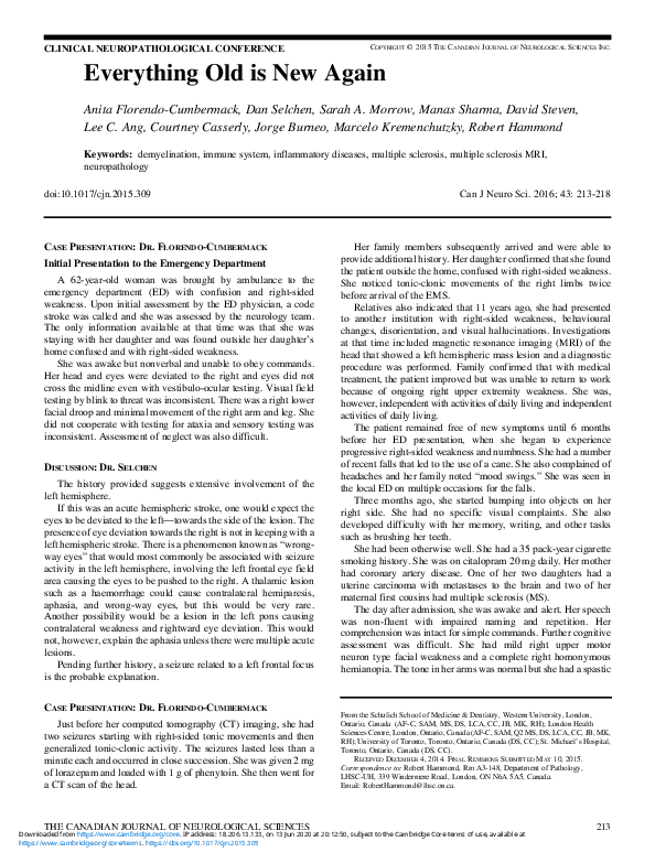 (PDF) Everything Old is New Again