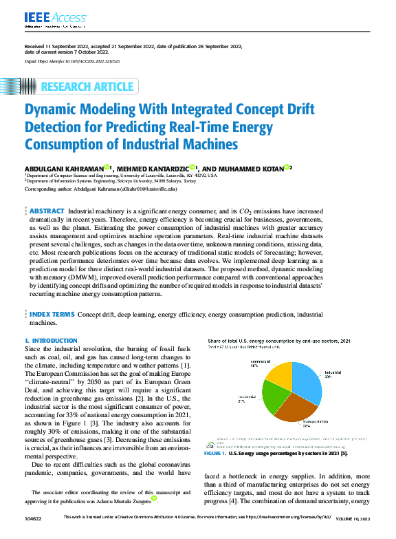 (PDF) Dynamic Modeling With Integrated Concept Drift Detection for ...