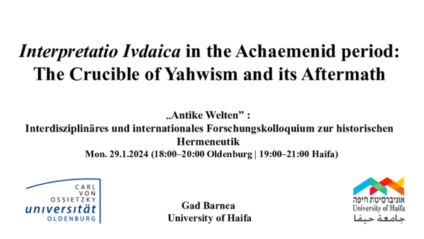 (PPT) Interpretatio Ivdaica in the Achaemenid period: The Crucible of ...