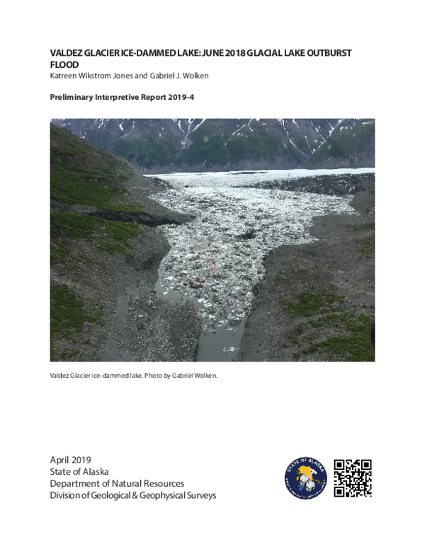(PDF) Valdez Glacier ice-dammed lake: June 2018 glacial lake outburst flood