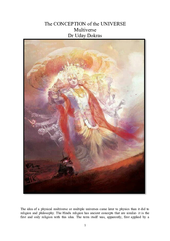 (DOC) The CONCEPTION of the UNIVERSE.The Hindu Multiverse