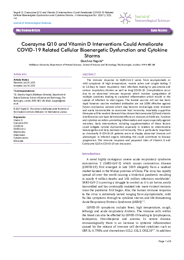 (PDF) Mini Review Article Open Access