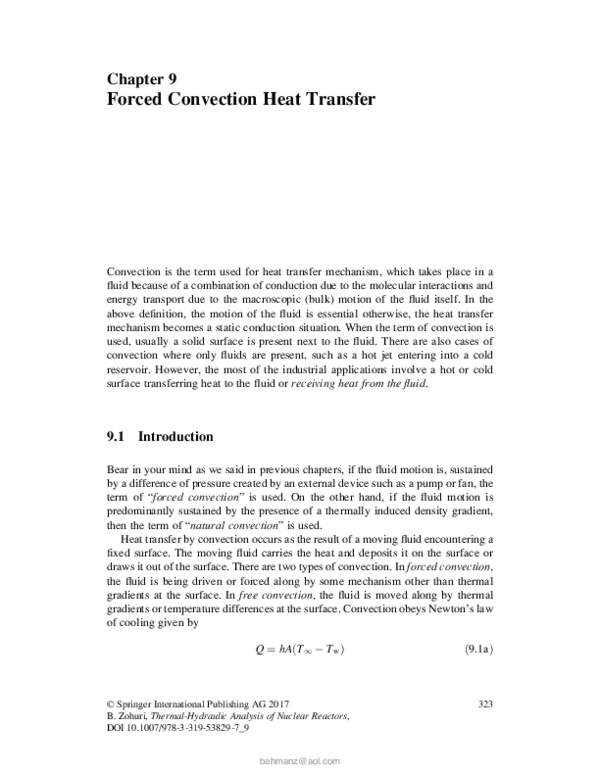 (PDF) Forced Convection Heat Transfer