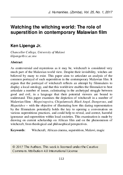 (PDF) Watching the witching world: The role of superstition in ...