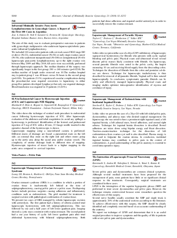(PDF) Laparoscopic Management of Parasitic Myoma
