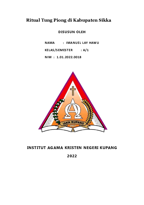 (DOC) Ritual Tung Piong