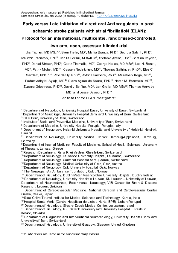(PDF) Early versus Late initiation of direct oral Anticoagulants in ...