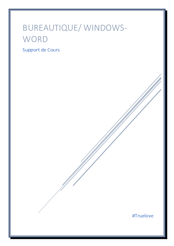 (PDF) Cours Informatique