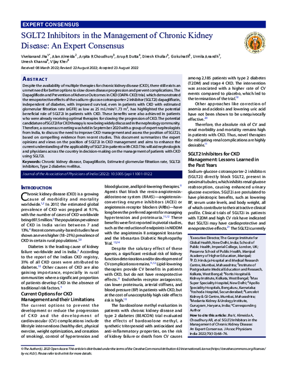 (PDF) SGLT2 Inhibitors in the Management of Chronic Kidney Disease: An ...