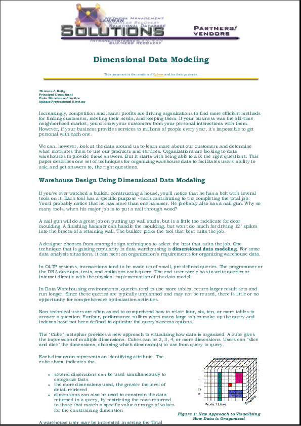 (PDF) Biomedical Data Warehousing