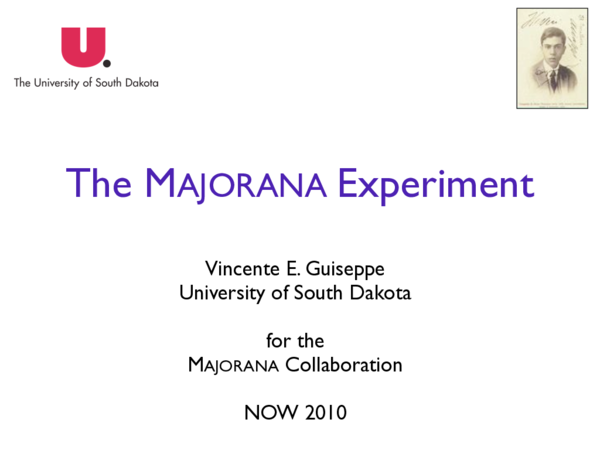 (PDF) The Majorana Experiment