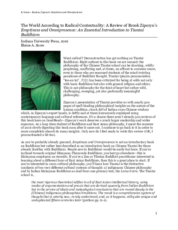 (PDF) The World According to Radical Contextuality: A Review of Brook ...