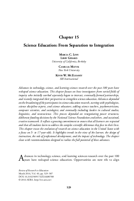 (PDF) Science Education