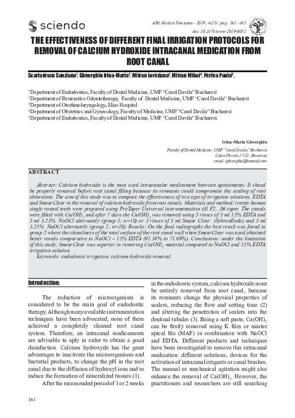 (PDF) The Effectiveness of Different Final Irrigation Protocols for ...