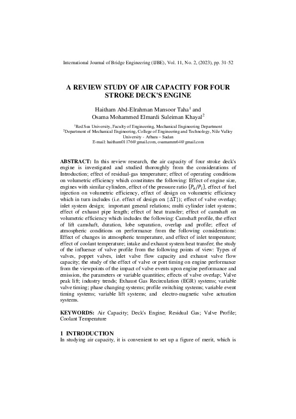 (PDF) A REVIEW STUDY OF AIR CAPACITY FOR FOUR STROKE DECK'S ENGINE