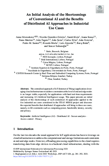 (PDF) An Initial Analysis of the Shortcomings of Conventional AI and ...