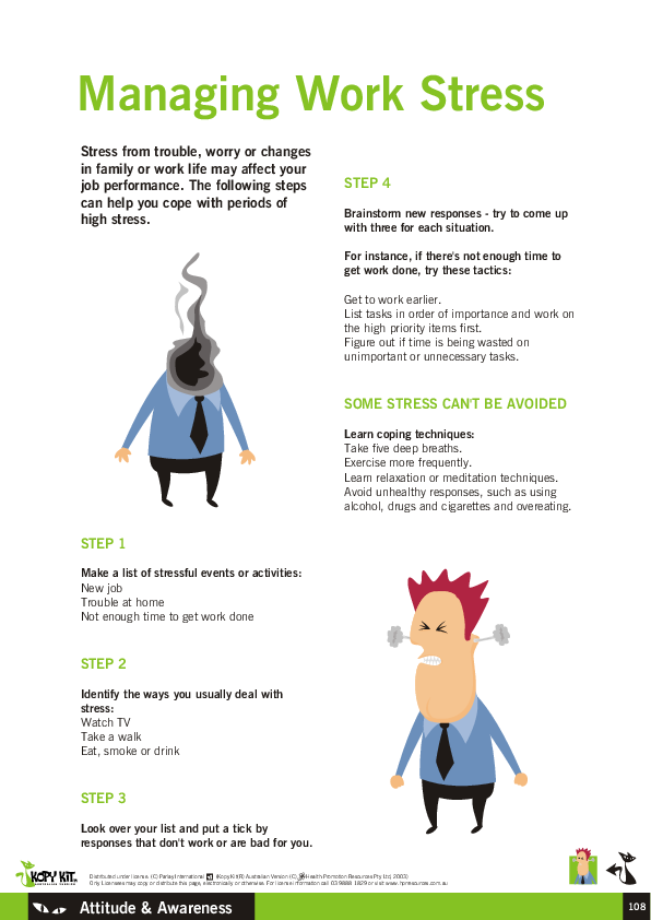 (PDF) Managing Work Stress