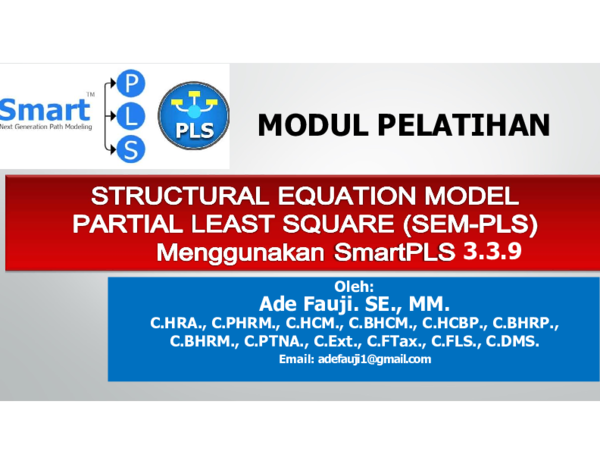 (PDF) Modul Pelatihan 1 Smart PLS 3 3 9 ref Mei 2022