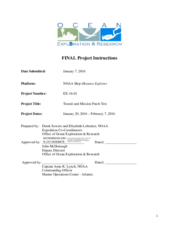 (PDF) Final project instructions. EX-16-01, Transit and mission patch ...