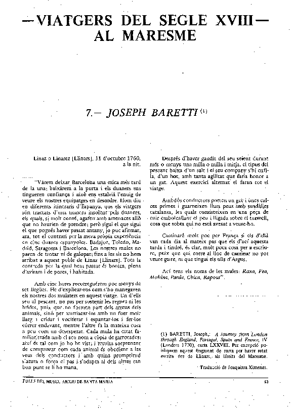 (PDF) Joseph Baretti (1) | Joaquim MdC ximenes - Academia.edu