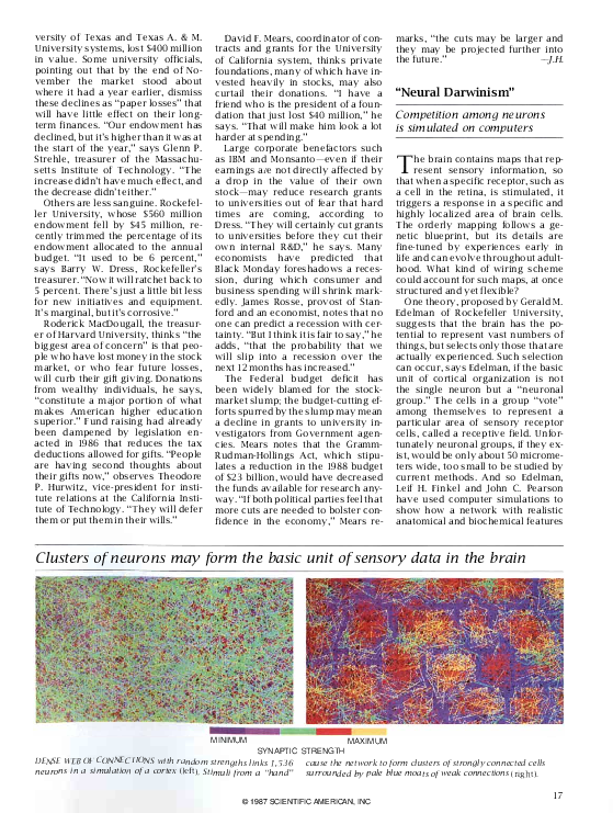 (PDF) “Neural Darwinism”