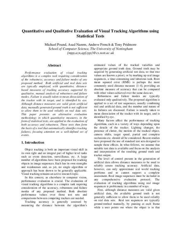 (PDF) Quantitative and Qualitative Evaluation of Vision-Based Teleoperation of a Mobile Robot ...