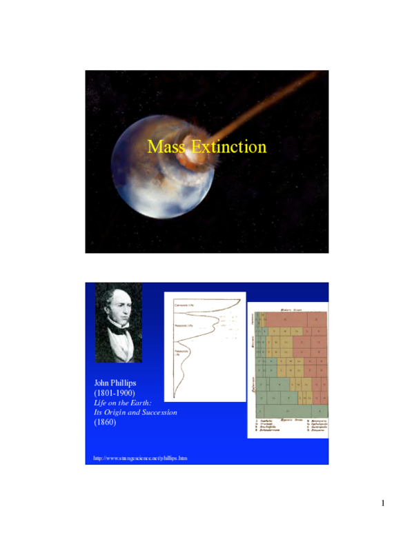 (PDF) Big 5 Mass Extinctions