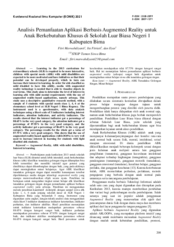 (PDF) Analisis Pemanfaatan Aplikasi Berbasis Augmented Reality untuk ...