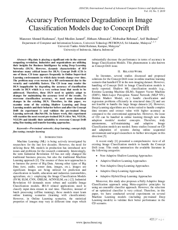 (PDF) Accuracy Performance Degradation in Image Classification Models ...