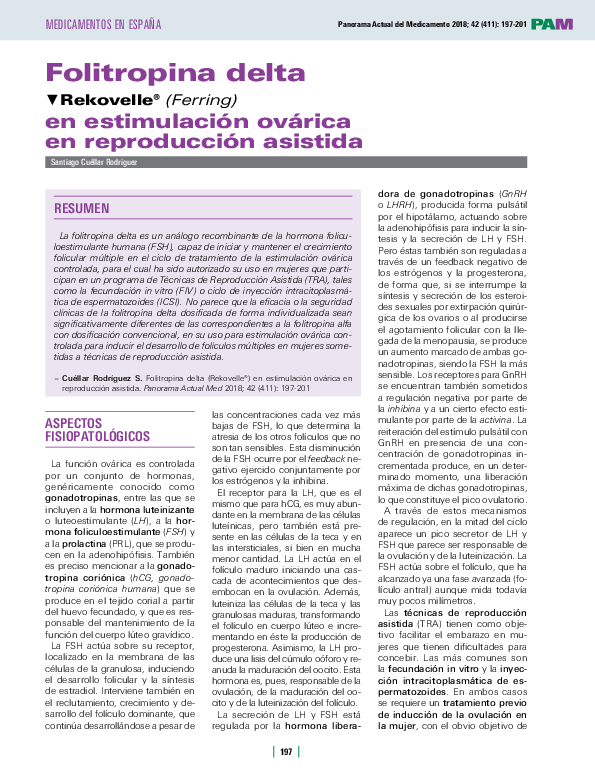 (PDF) Folitropina delta ( Rekovelle®) en estimulación ovárica en ...