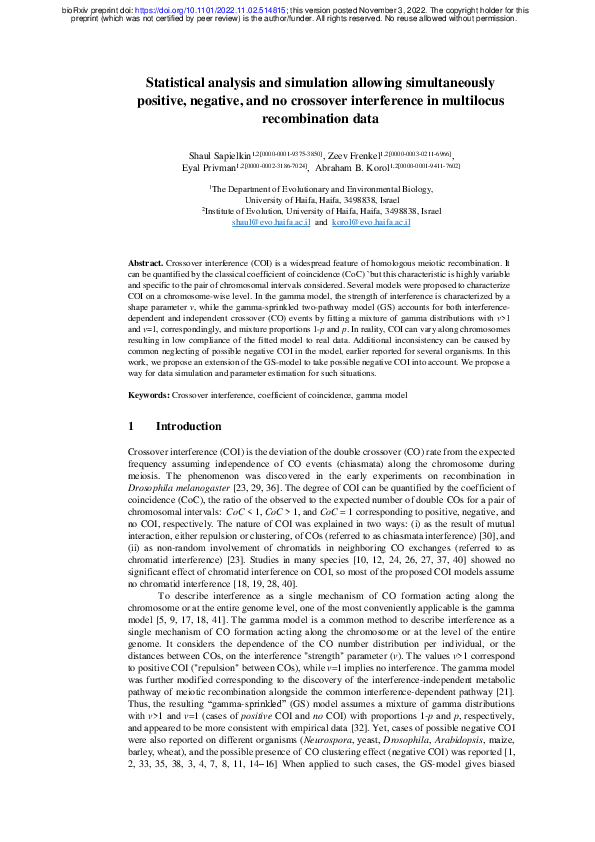 Pdf Statistical Analysis And Simulation Allowing Simultaneously Positive Negative And No