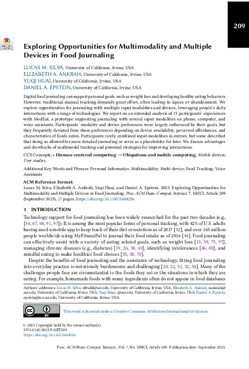 (PDF) Exploring Opportunities for Multimodality and Multiple Devices in ...