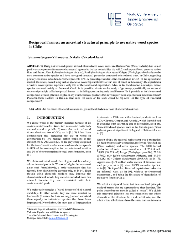 (PDF) Reciprocal Frames: An Ancestral Structural Principle to Use ...