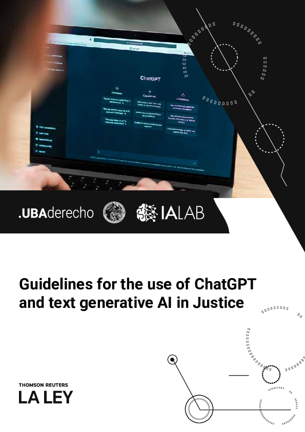 (PDF) Guidelines for the use of ChatGPT and text generative AI in Justice