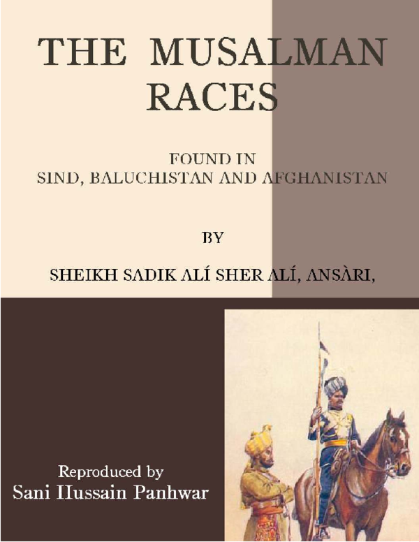 (PDF) The Musalman Races Found in Sindh Baluchistan and Afghanistan