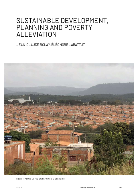 (PDF) Sustainable development, planning and poverty alleviation