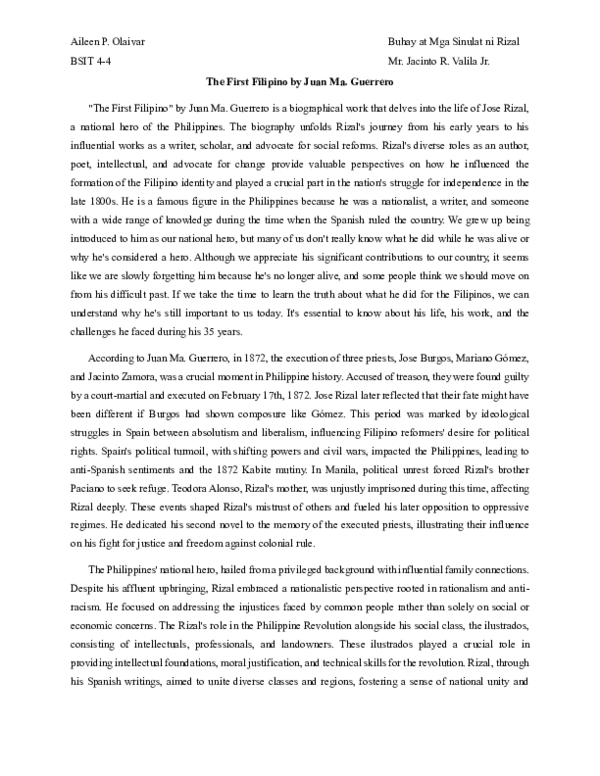 (PDF) The first Filipino