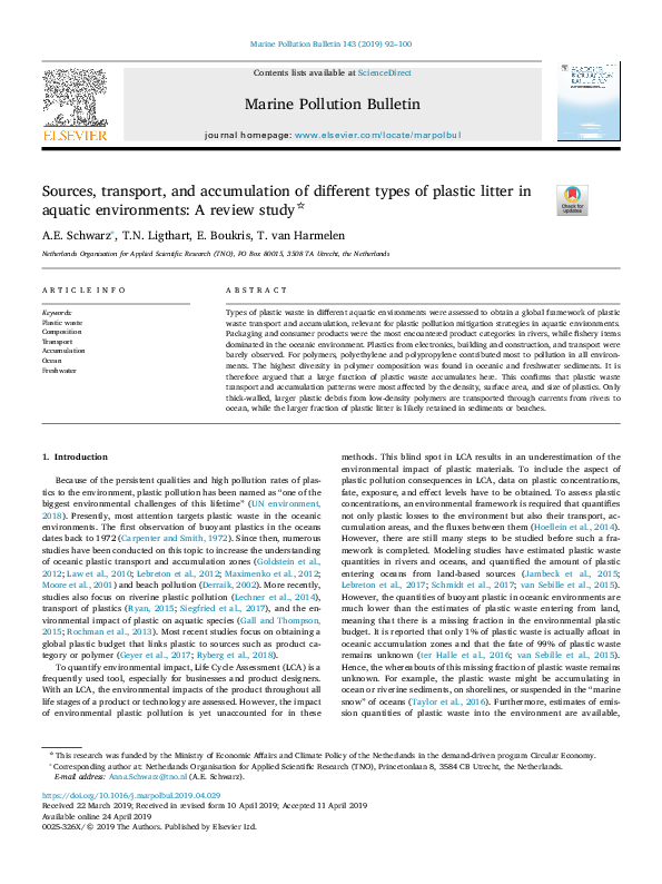 (PDF) Sources, transport, and accumulation of different types of ...