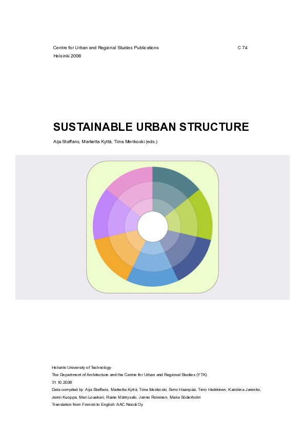 (PDF) Sustainable Urban Structure